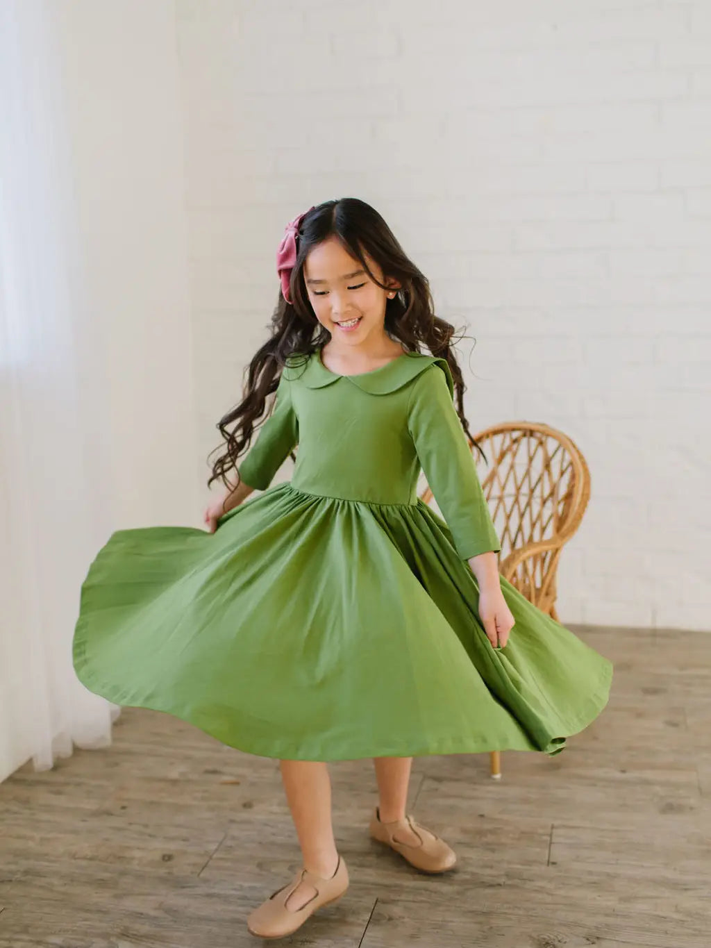 Ollie Jay Moss Green Rubina Dres – Vann & Liv